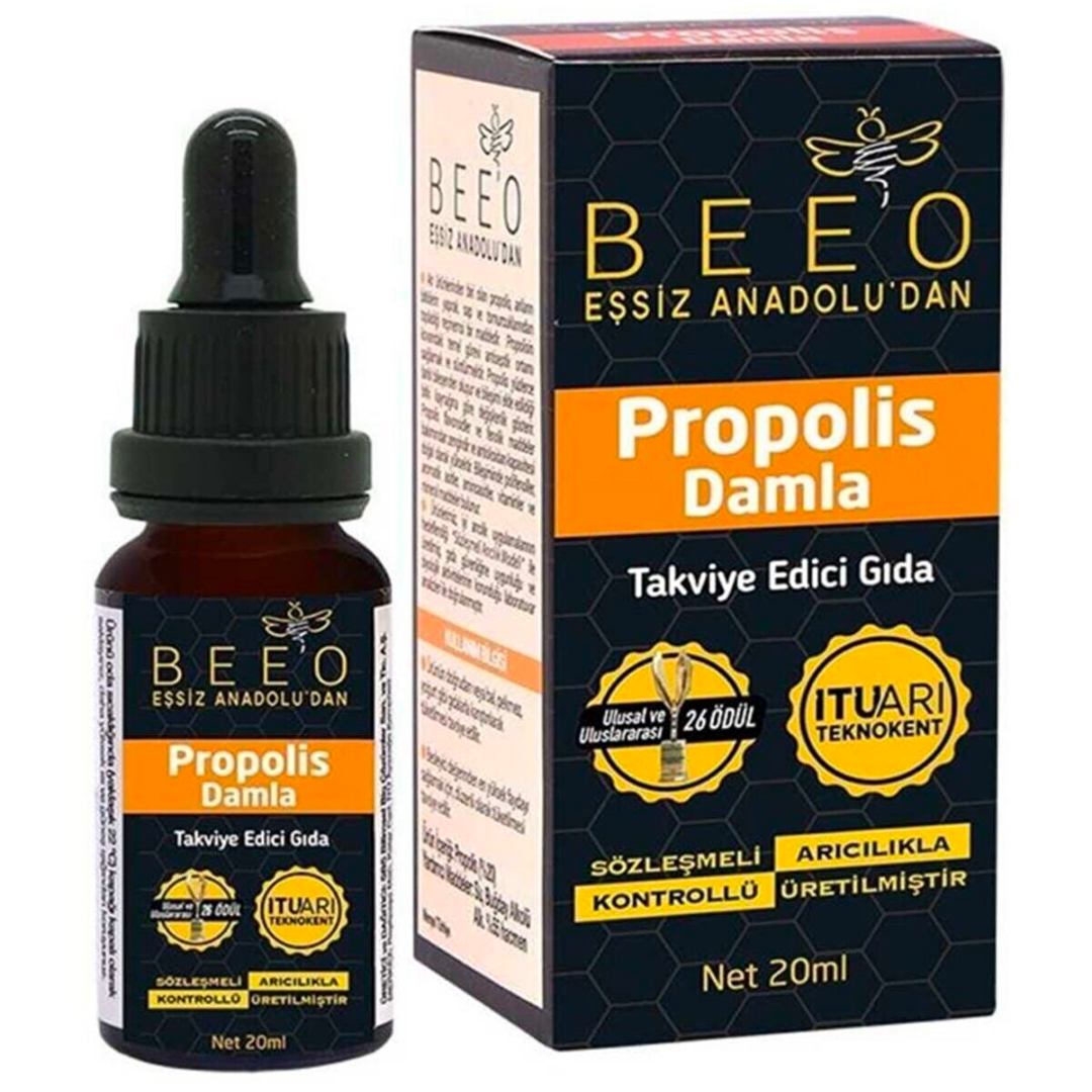 BEE'O Propolis Damla 20ml – Özel Beslenme