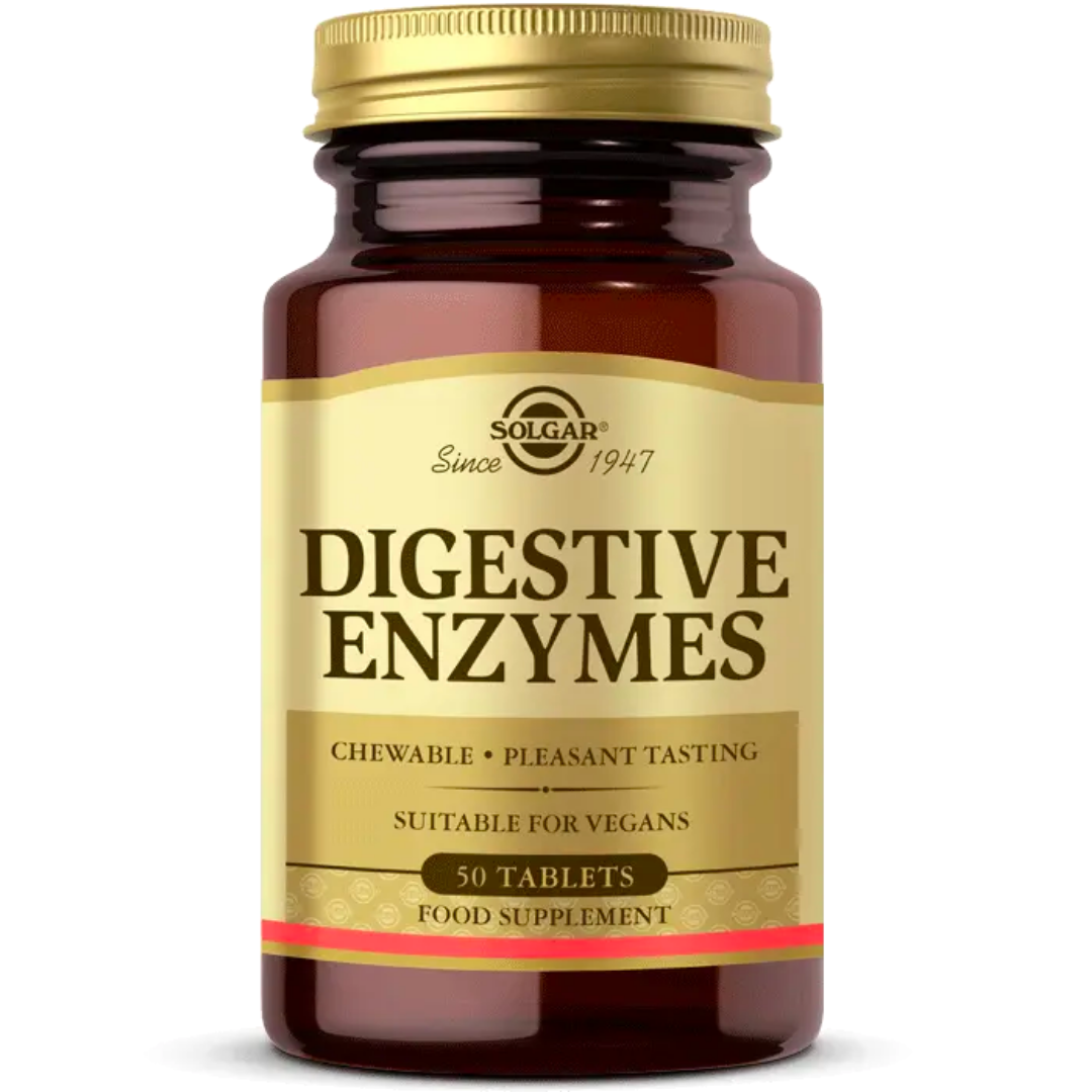 SOLGAR Digestive Enzymes 50 Tablet – Özel Beslenme
