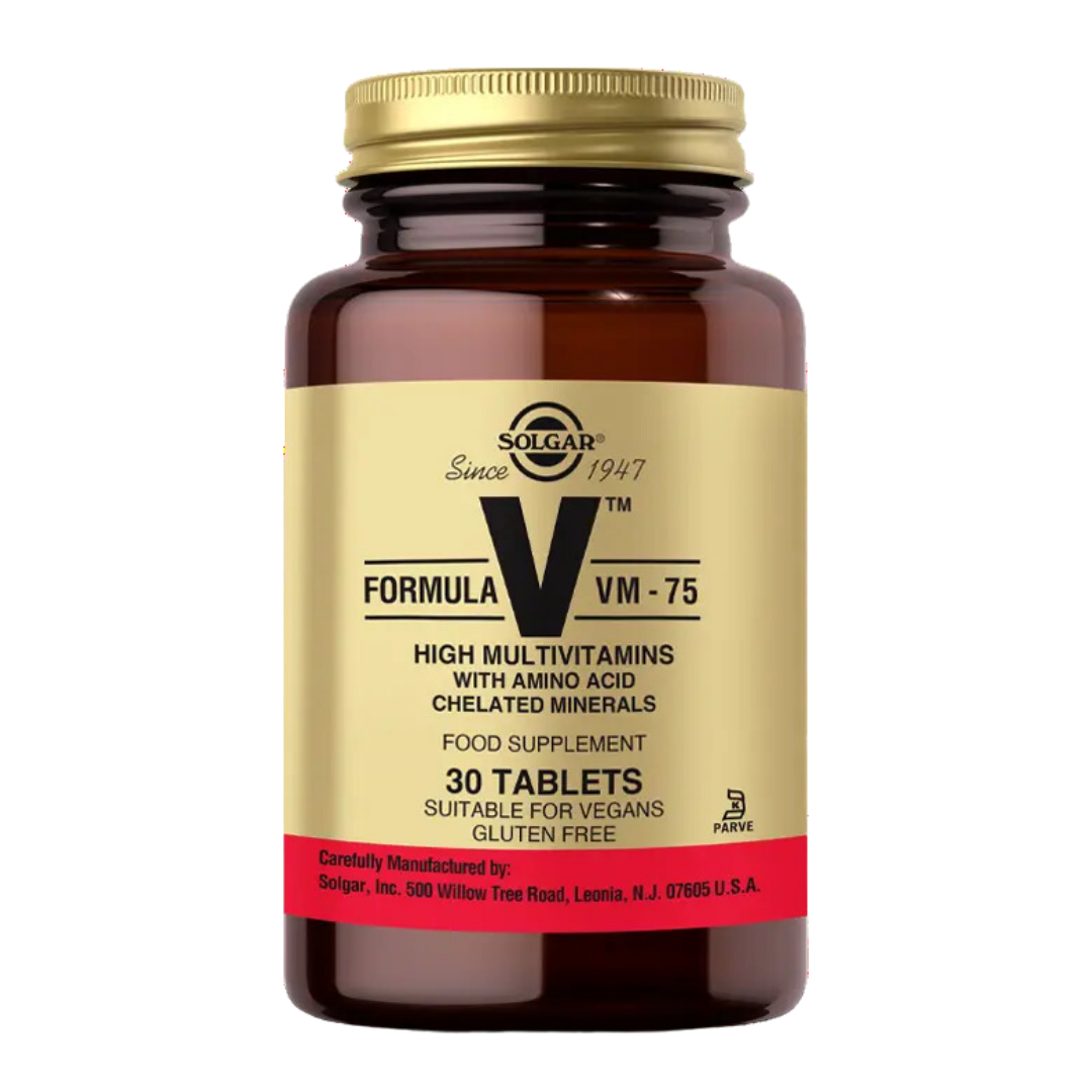 SOLGAR VM 75 Multivitamin 30 Tablet – Özel Beslenme
