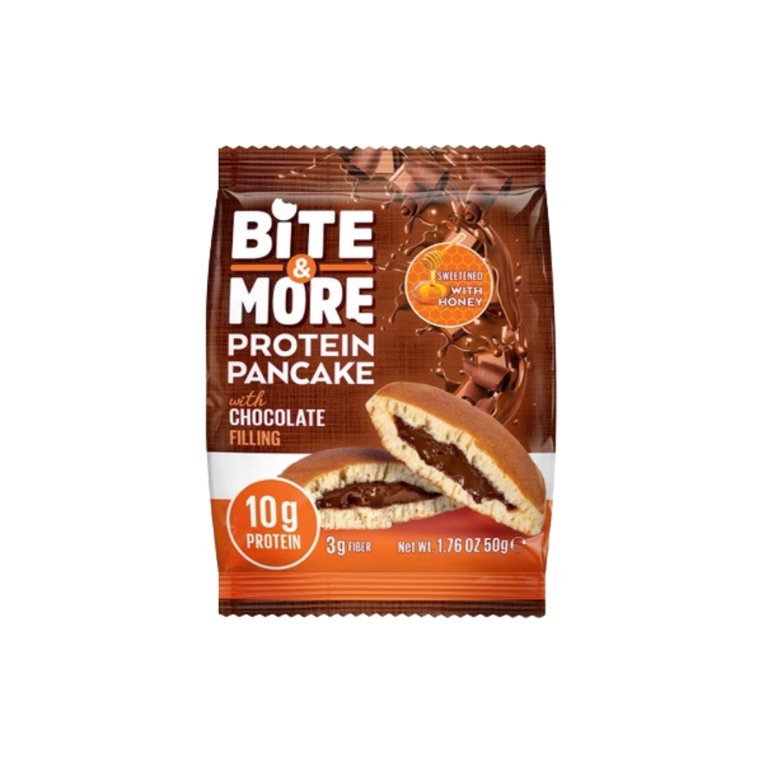 BİTE&MORE Protein Pancake Çikolata 50g – Özel Beslenme