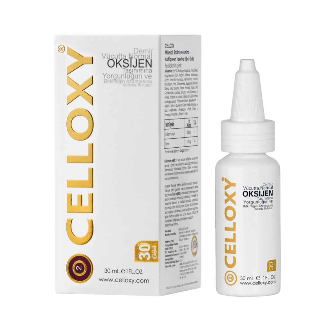CELLOXY Oksijen Damla 30 ml – Özel Beslenme