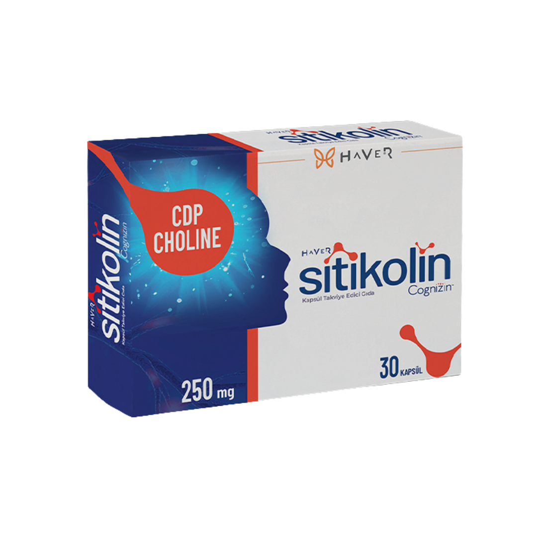 HAVER Sitikolin Cognizin 250 mg 30 Kapsül – Özel Beslenme