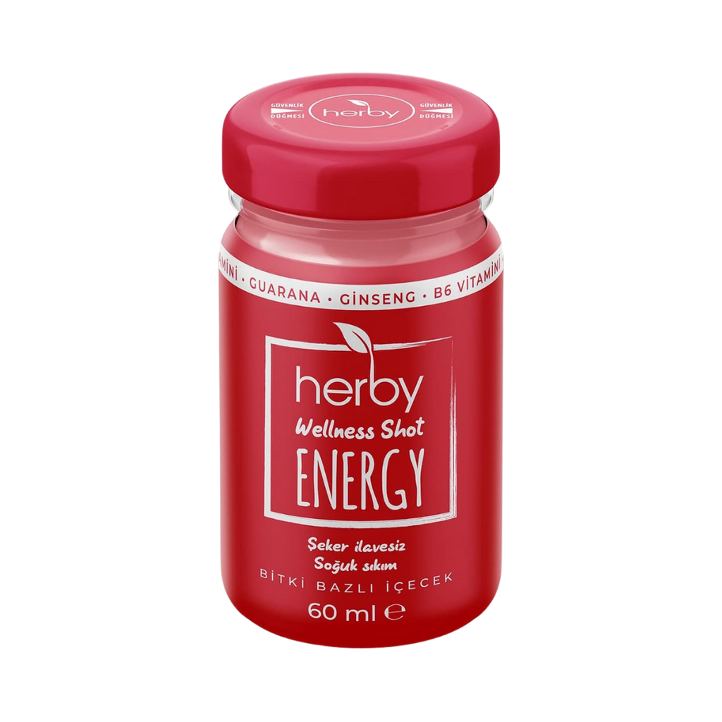 HERBY Wellness Shot - Energy 60 ML – Özel Beslenme