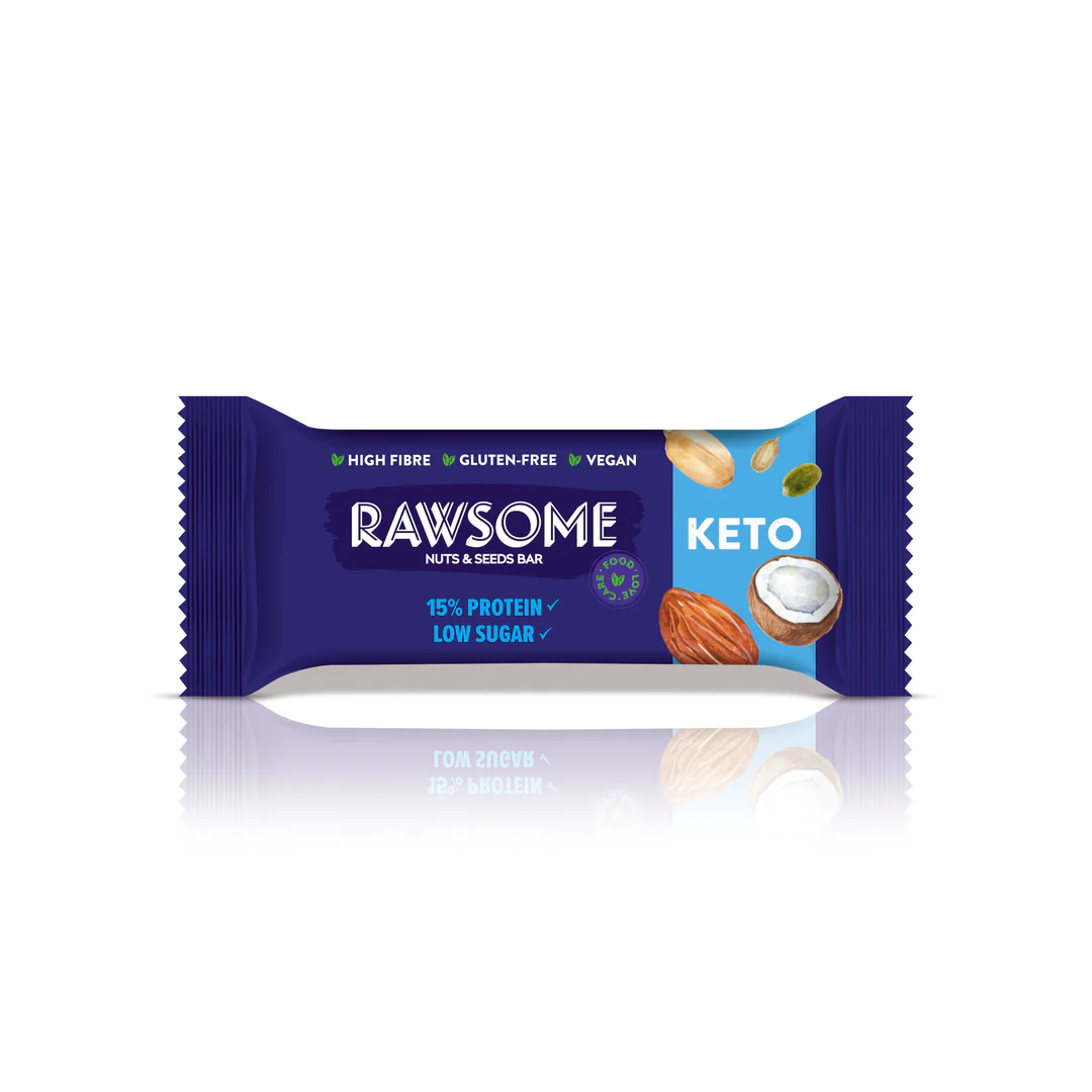 RAWSOME Ketojenik Protein Bar 40g – Özel Beslenme