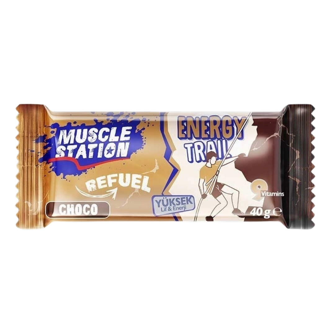 MUSCLE STATİON Energy Trail Bar 40g – Özel Beslenme