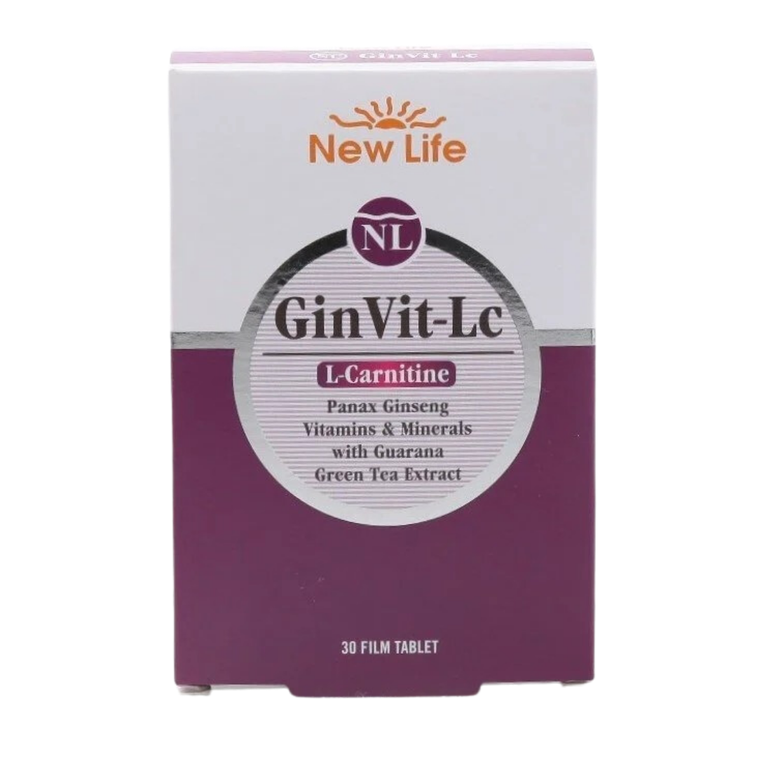 NEW LİFE GinVit-LC 30 tablet – Özel Beslenme