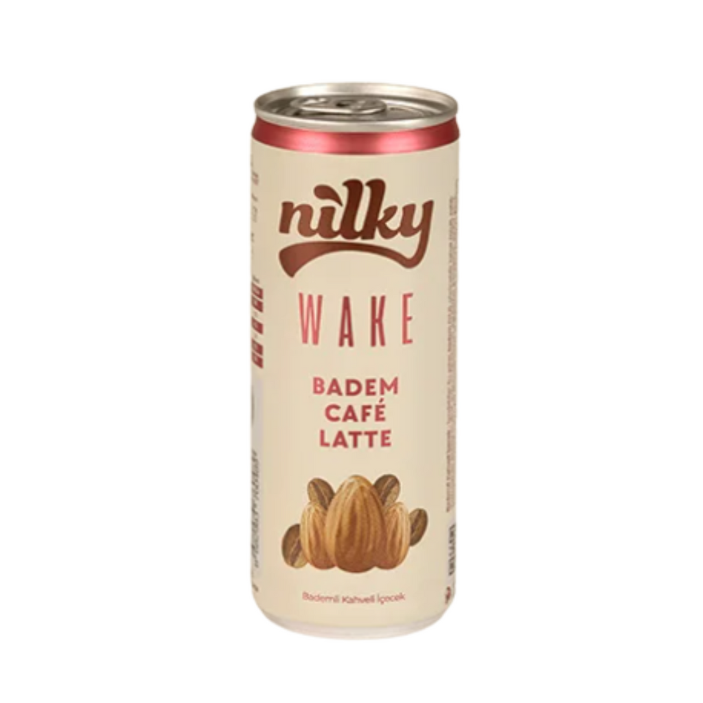 NİLKY Wake Badem Sütlü Latte 250ml – Özel Beslenme