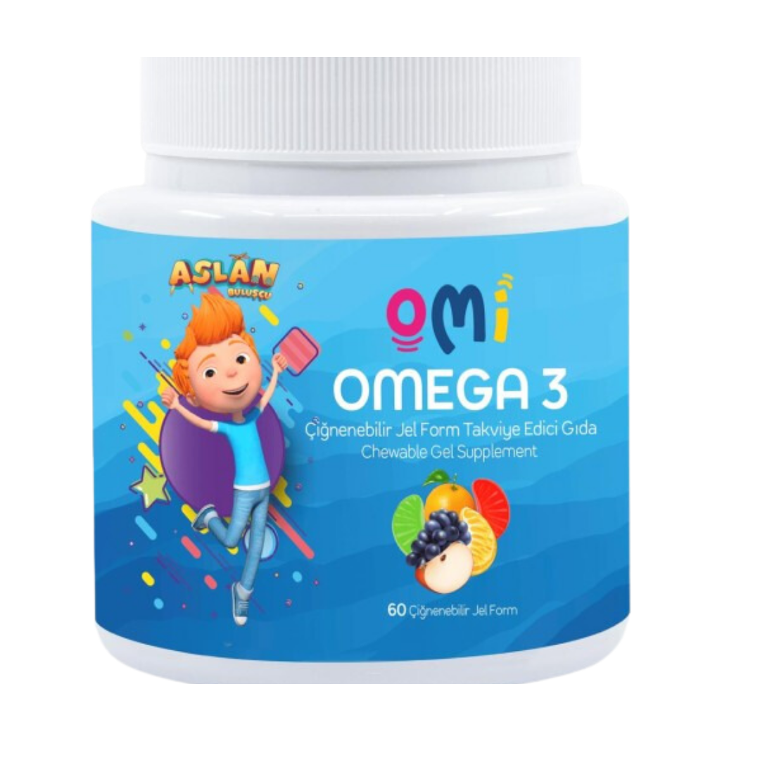 OMİ Omega-3 60 Çiğnenebilir Jel Form – Özel Beslenme
