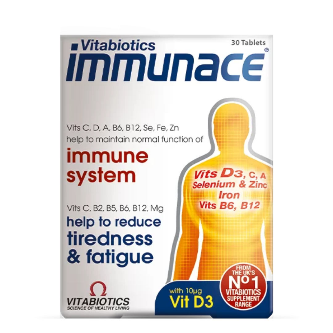 VİTABİOTİCS Immunace 30 Tablet Multivitamin – Özel Beslenme