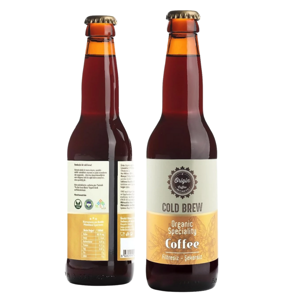 AT ORİGİN Organic Cold Brew Specialty Coffee 330ml – Özel Beslenme