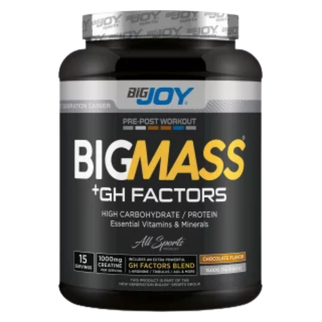 BİGJOY Bigmass Gainer Gh Factor Chocolate 1500g – Özel Beslenme