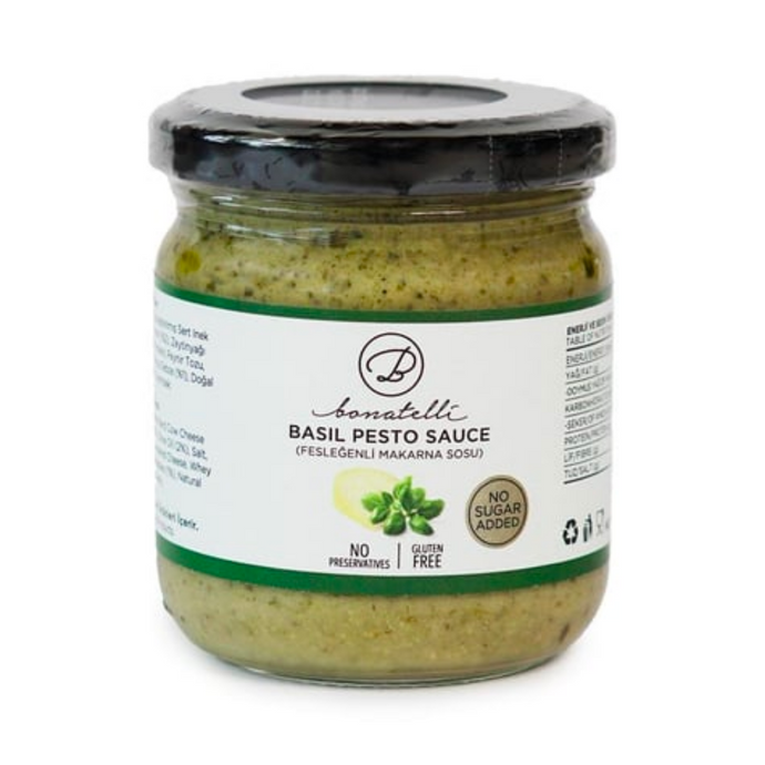 BONATELLI Basil Pesto Sauce 300g – Özel Beslenme