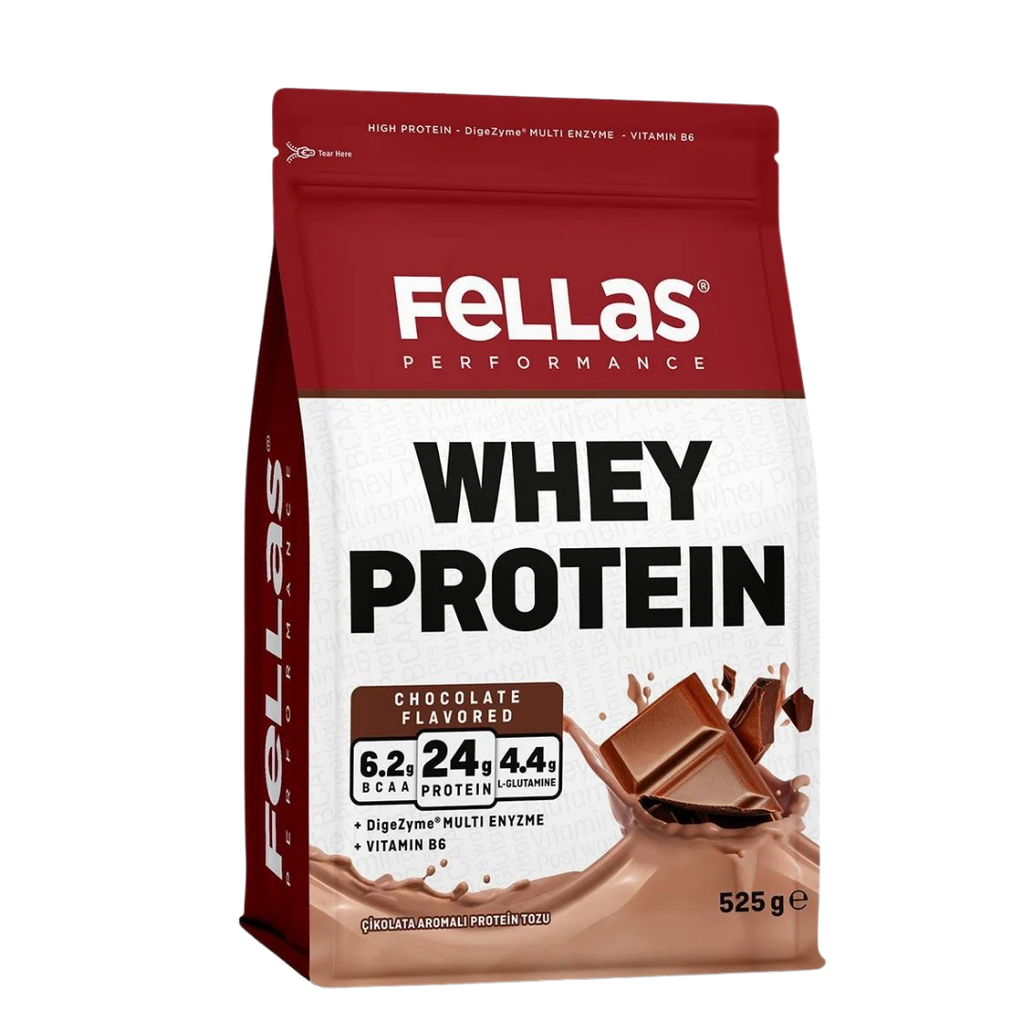 FELLAS Performance Whey Protein Tozu Çikolata Aromalı 525g – Özel Beslenme