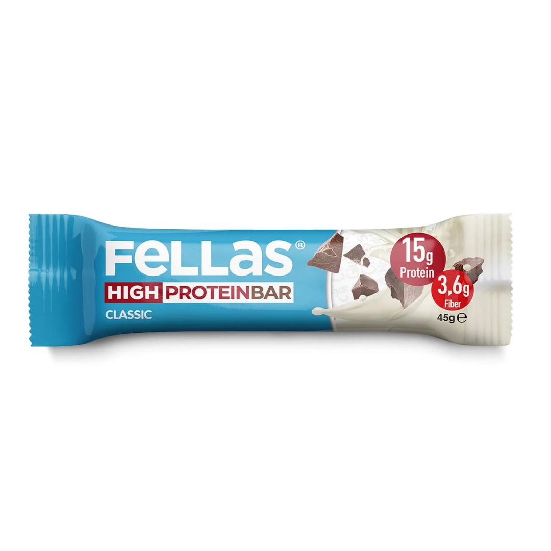 FELLAS Yüksek Protein Bar - Klasik Sade 45g – Özel Beslenme