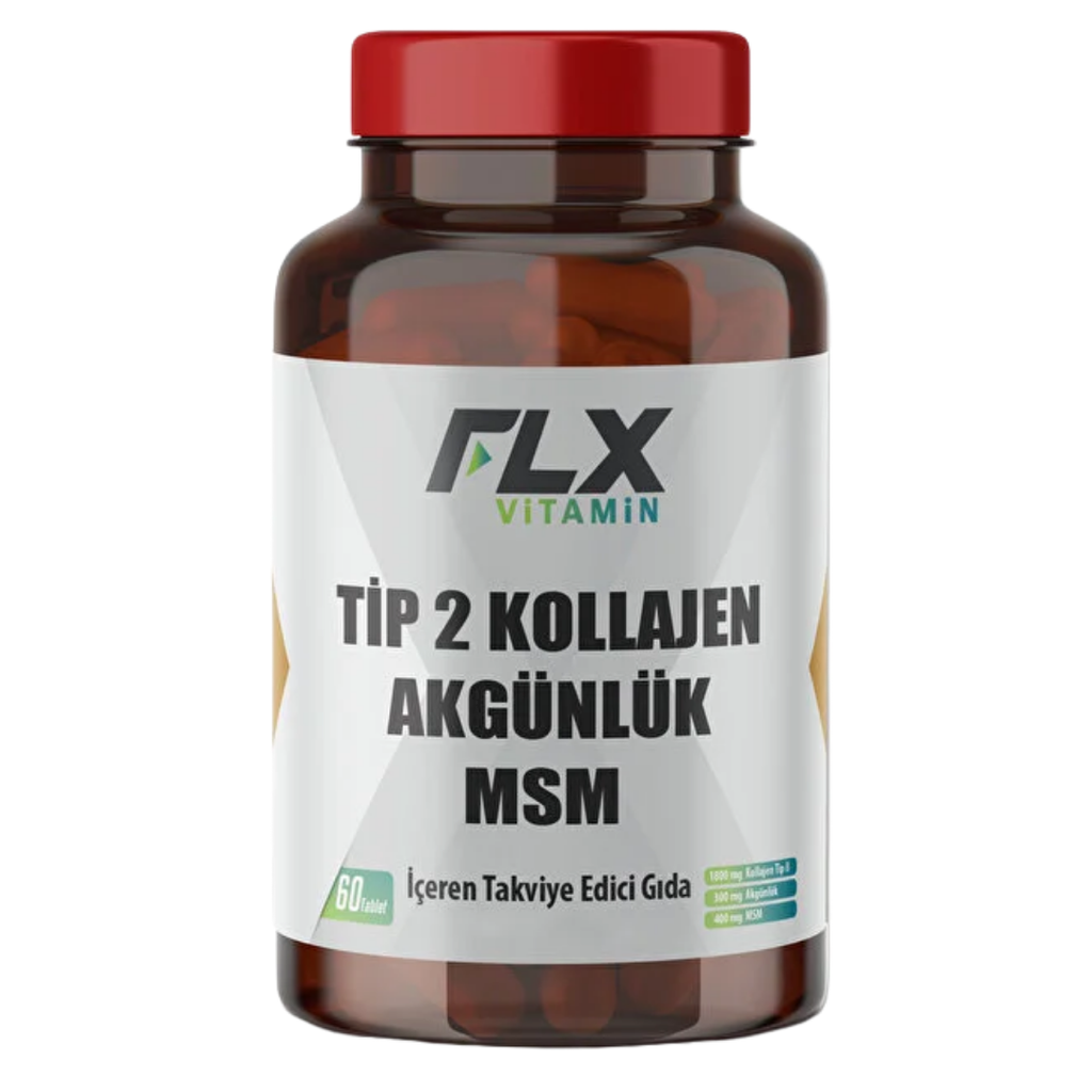 FLX Collagen Type-II Hyaluronic Acid Msm Boswellia Serrata 60 Tablet ...