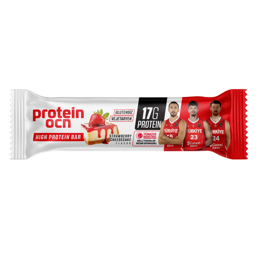 PROTEİNOCEAN Strawberry Protein Bar 50g – Özel Beslenme