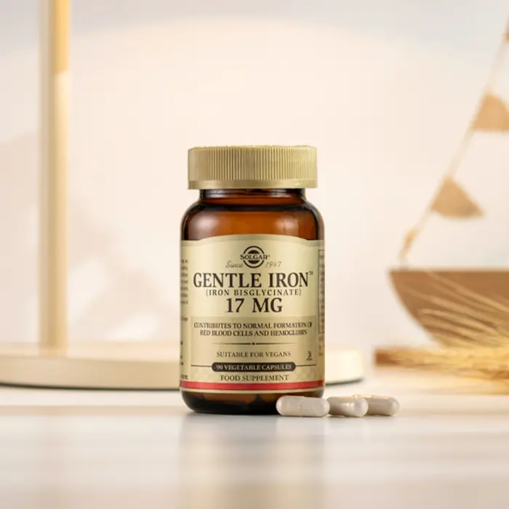 SOLGAR Gentle Iron 17mg 90 Kapsül – Özel Beslenme