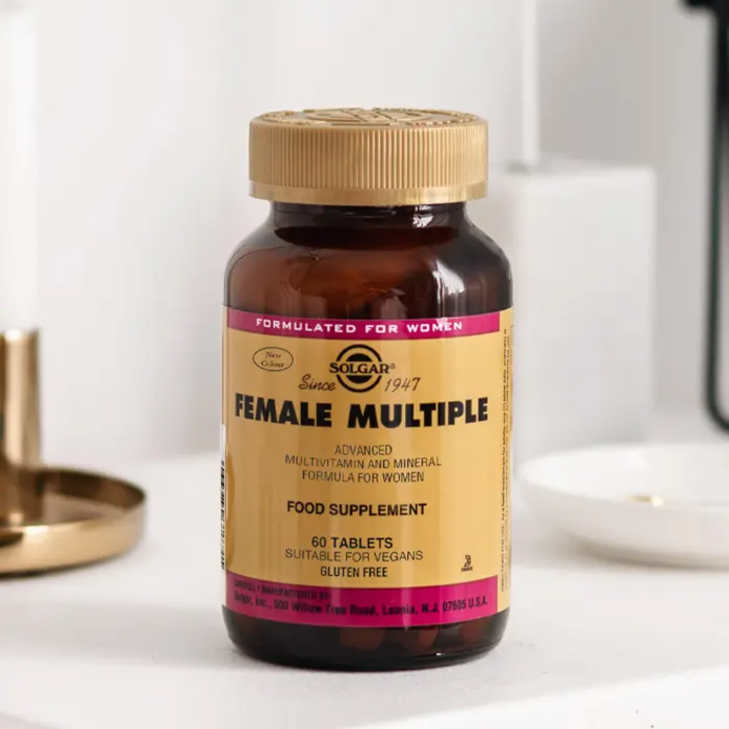 SOLGAR Female Multiple Kadınlar için Multivitamin & Mineral 60 Tablet ...