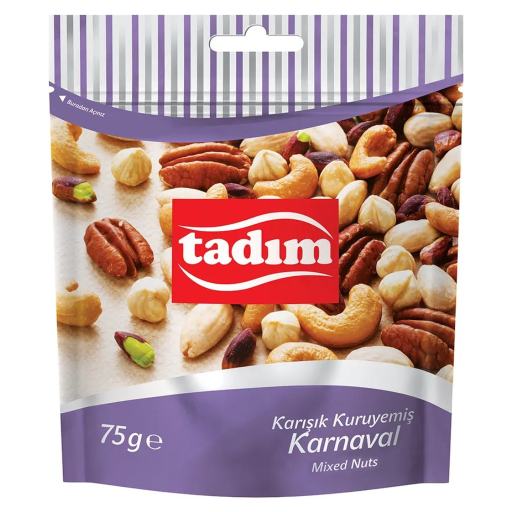 TADIM Karışık Kuruyemiş Karnaval 75g – Özel Beslenme