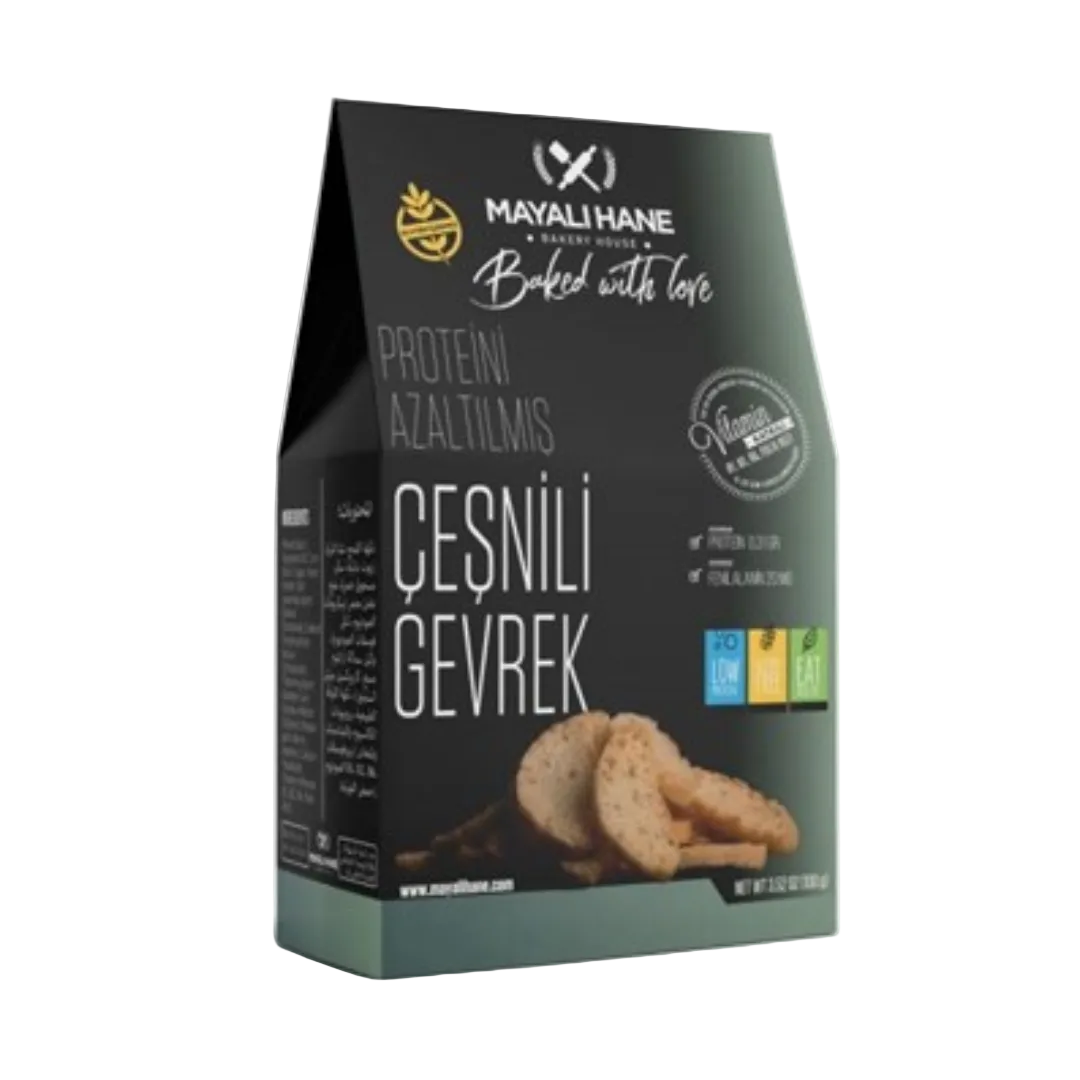 MAYALI HANE Düşük Proteinli ve Glutensiz Çeşnili Gevrek 100g – Özel ...