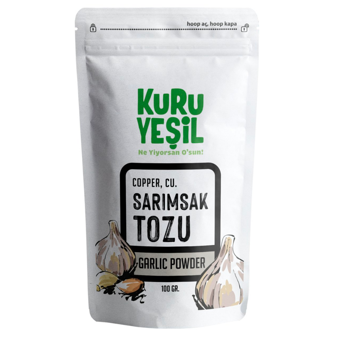 KURU YEŞİL Sarımsak Tozu 100g – Özel Beslenme