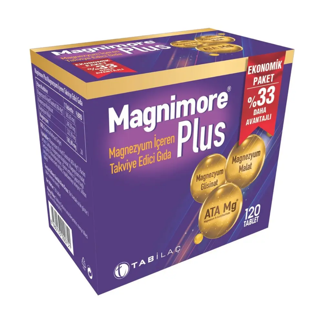 Magnimore Plus 120 tablet – Özel Beslenme